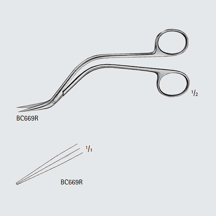 DEBAKEY Offset Scissors, S-Shaped – Surgi Tools