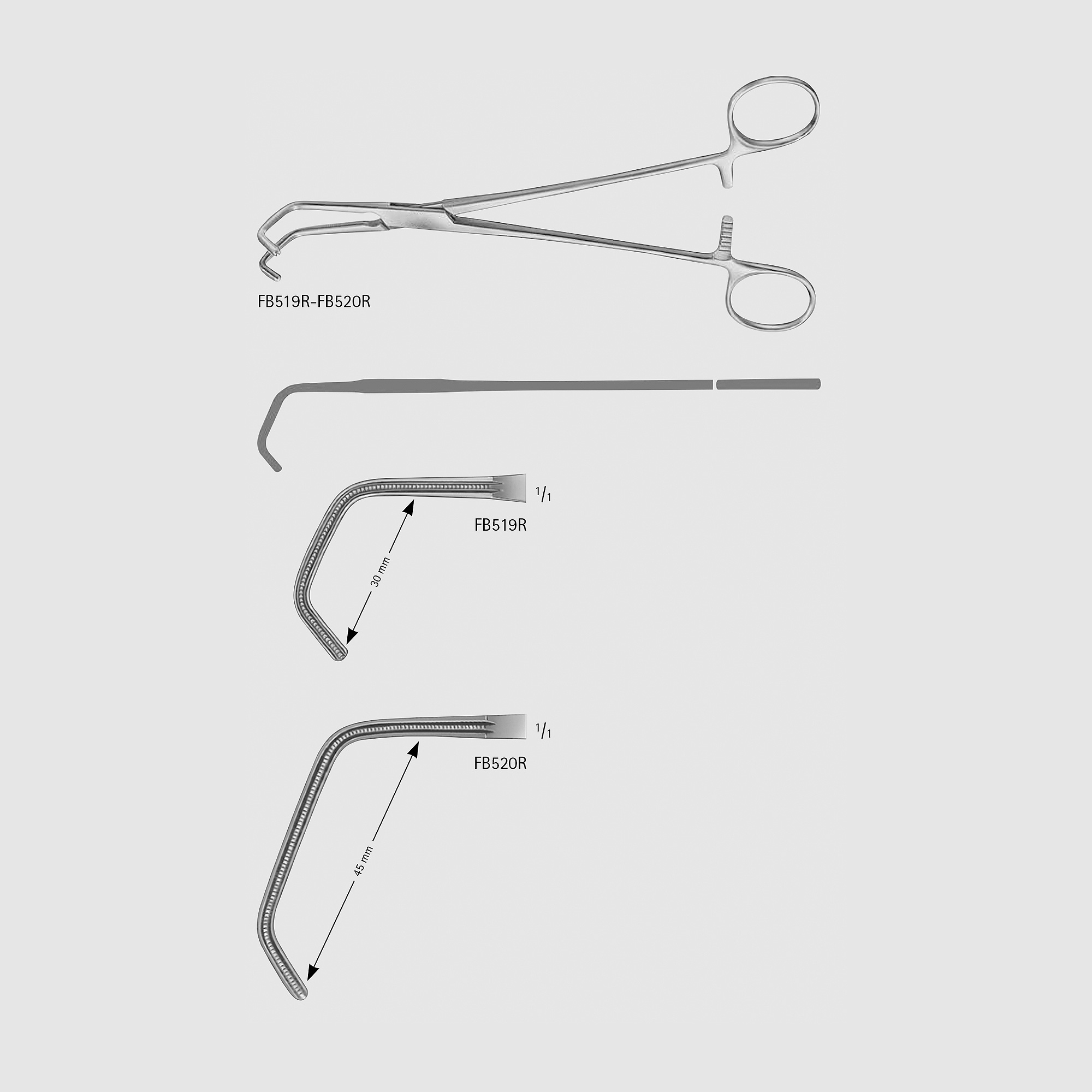 DEBAKEY-BECK Atraumatic Vena Cava Clamp – Tool de Surgical