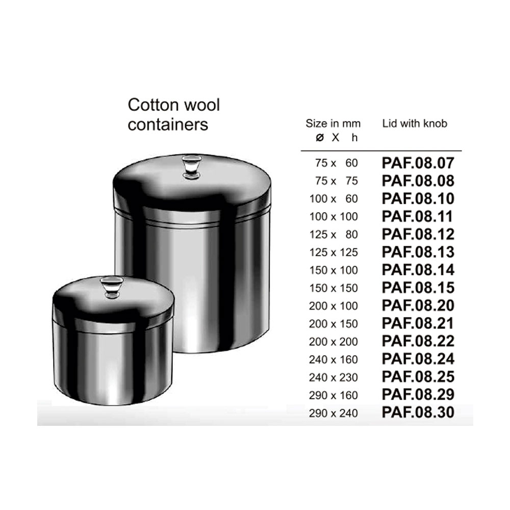Cotton Wool Containers – Tool de Surgical
