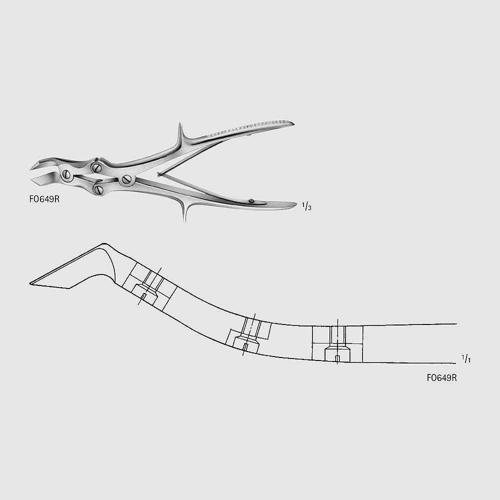 LISTON-KEY-HORSLEY Bone Cutting Forceps, Angled – Tool de Surgical