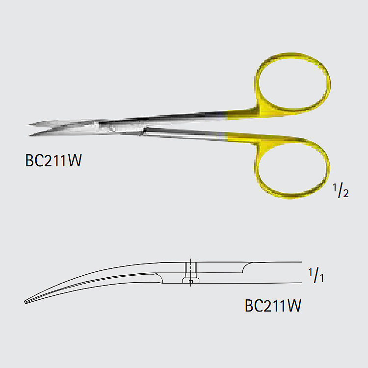 DUROTIP TC Iris Scissors, Wavecut – Surgi Tools