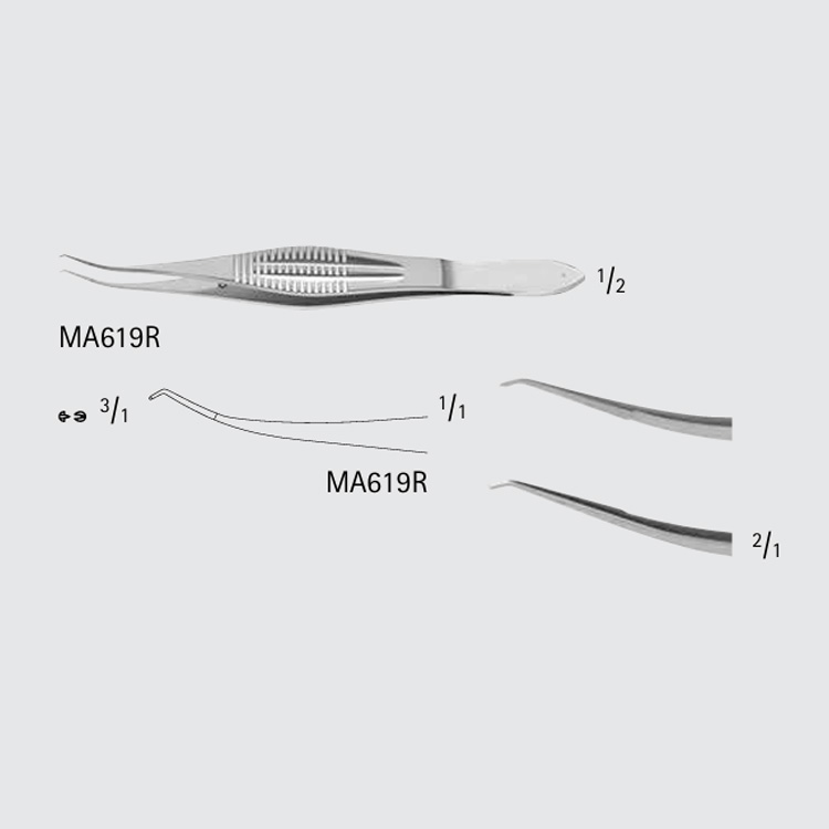 COLIBRI-Style Corneal Forceps, W/ Platform – Tool de Surgical